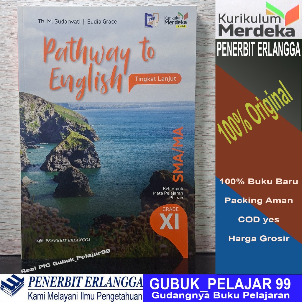 Jual Pathway to English (Tingkat Lanjut) Kelas 11/XI SMA/MA Kurikulum Merdeka Erlangga Revisi ...
