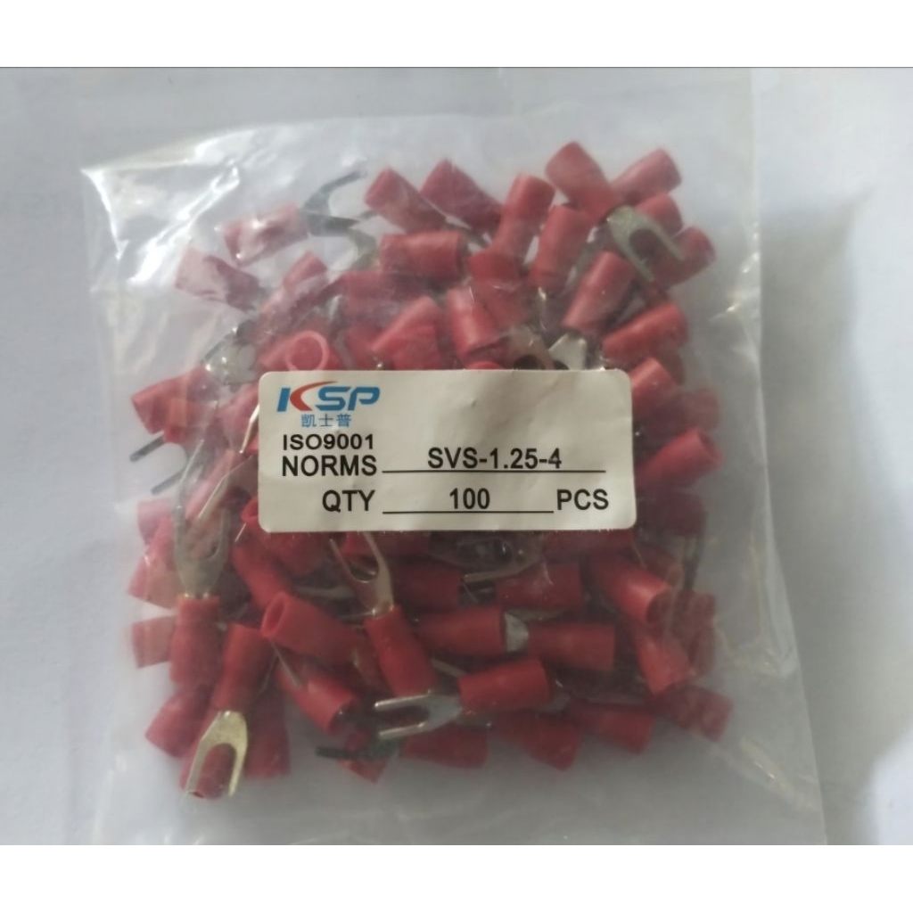 Jual Skun Kabel YF 1.5 - 4 , Kabel Fork Skun Garpu Y 1.25 mm 1.25 - 4 mm Peralatan Tembaga Biru ...