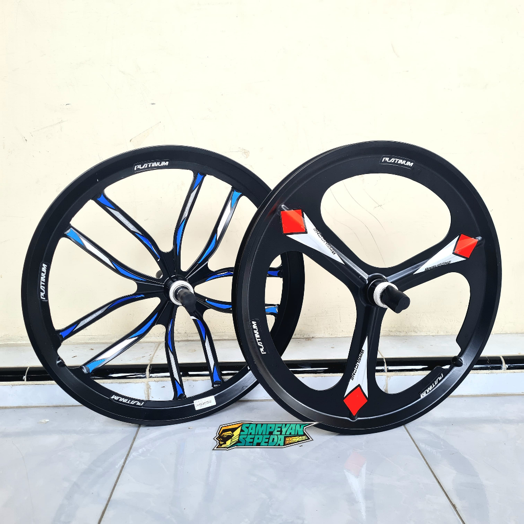 Jual Velg Sepeda BMX 20 Inch Platinum Super CW Racing Bintang Sepasang ...