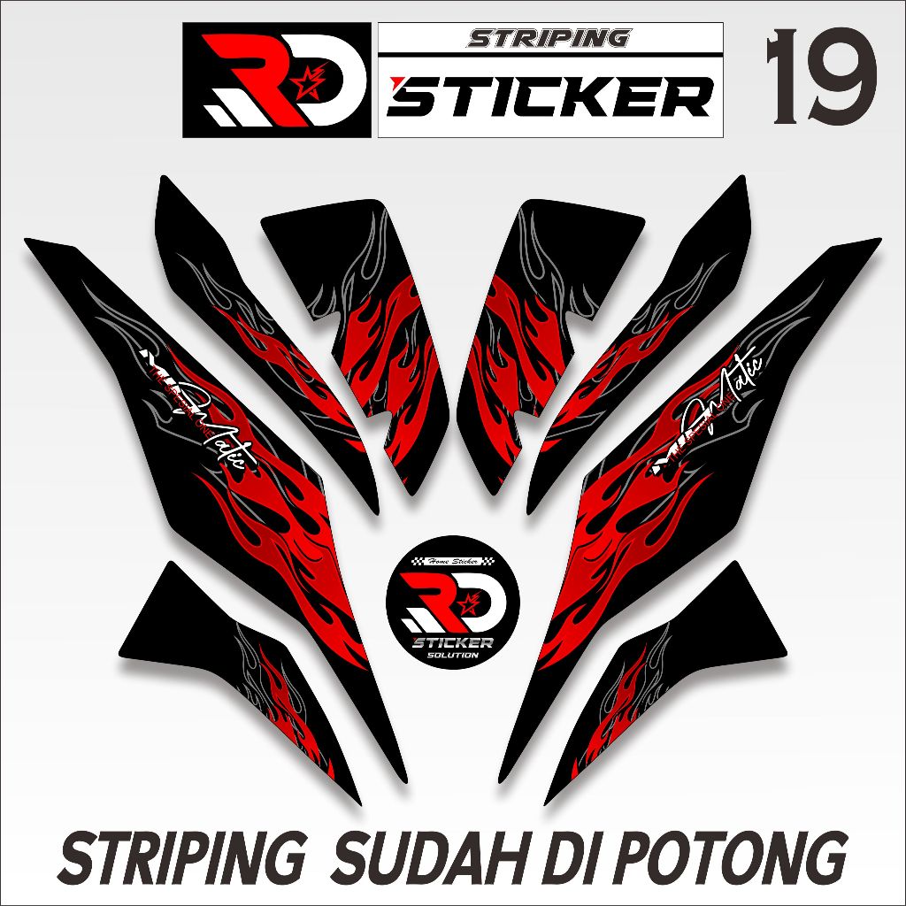 Jual Striping Mio M3 125 Variasi (19) Z 125i Yamaha Full Body 2013 2014 ...