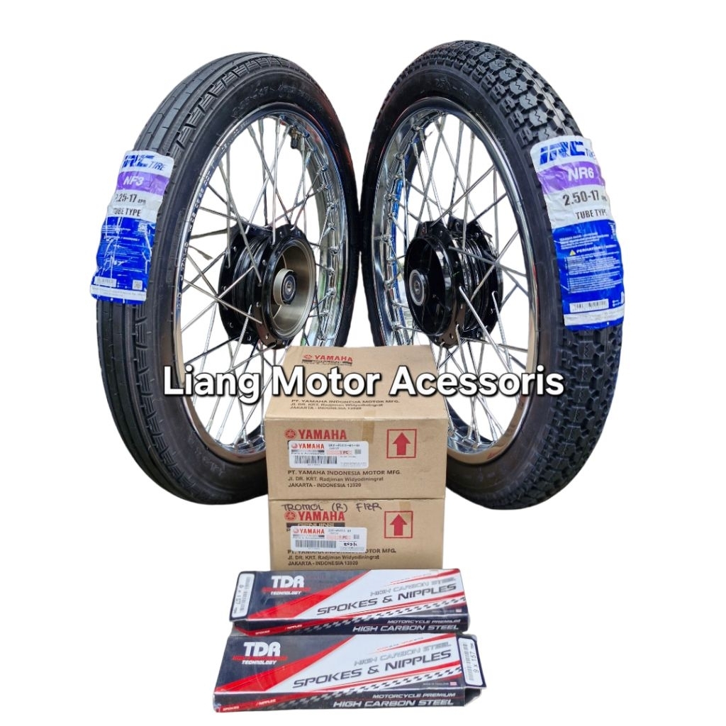 Jual Sepaket Velg D.I.D Besi Tromol Set Original Jari2 TDR Plus Ban ...