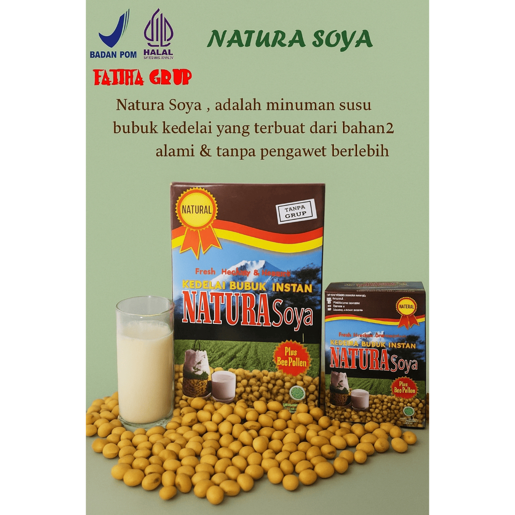 Jual Natura soya/Natura soya murah/Natura soya original/minuman kedelai ...