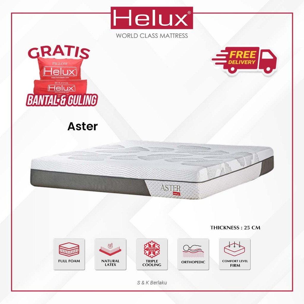 Jual Springbed Type Aster by Helux Beds - Matrass | Shopee Indonesia