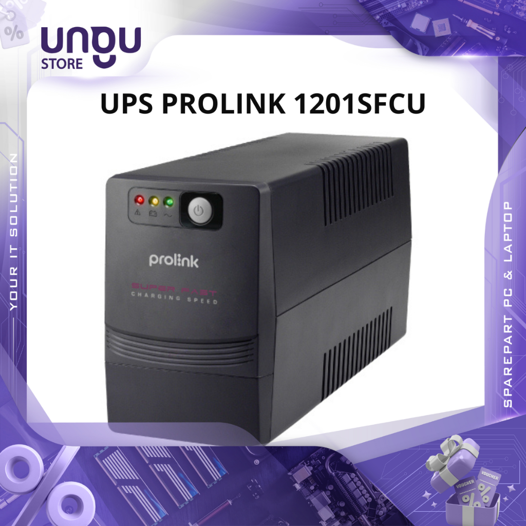 Jual UPS Prolink PRO1201SFCU 1200VA UPS Prolink 1200SFC Super Fast ...