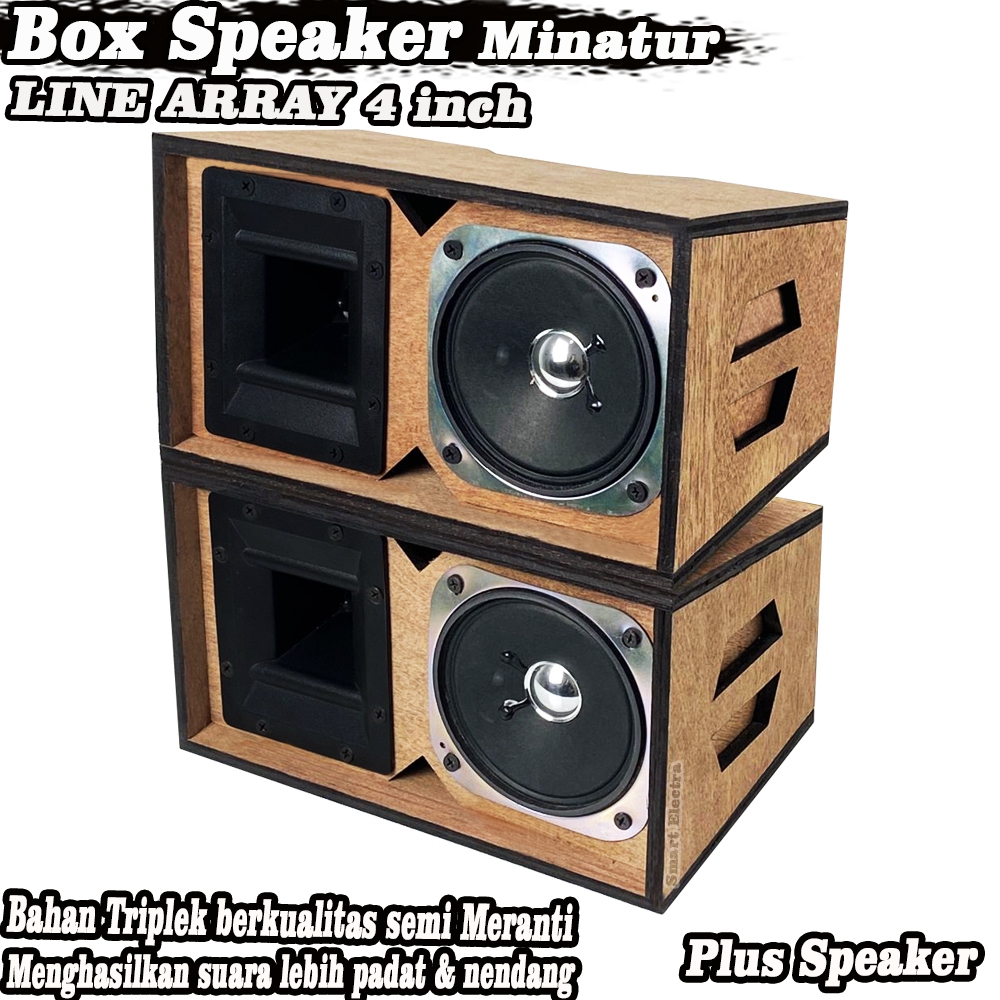 Jual Box Speaker Miniatur Line Array 4 Inch | Shopee Indonesia
