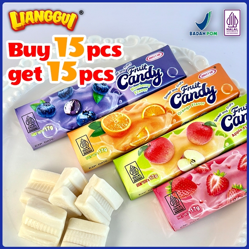 Jual Lianggui - Fruit Candy, cemilan permen lezat kaya akan rasa buah ...