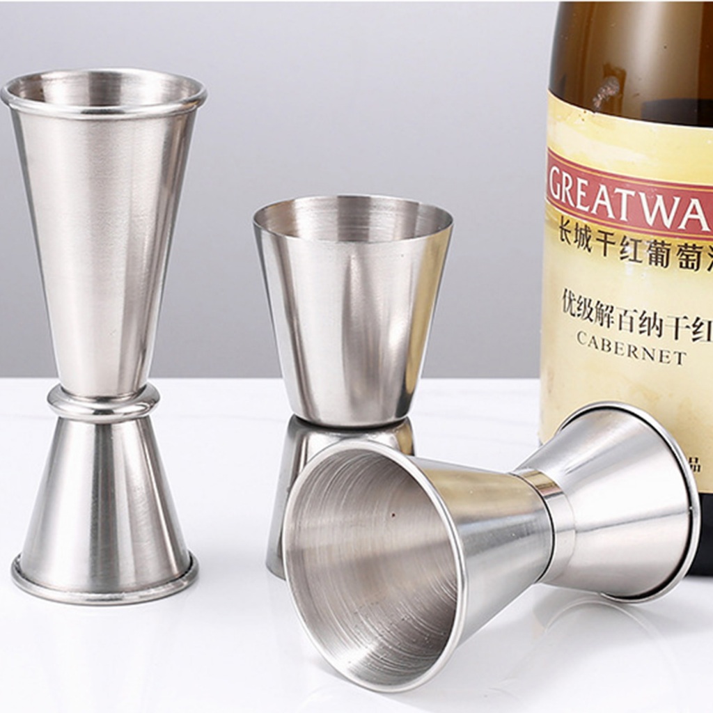 Jual Jigger Stainless-Measure cup Gelas Ukur Takaran Jiger Syrup Gelas ...