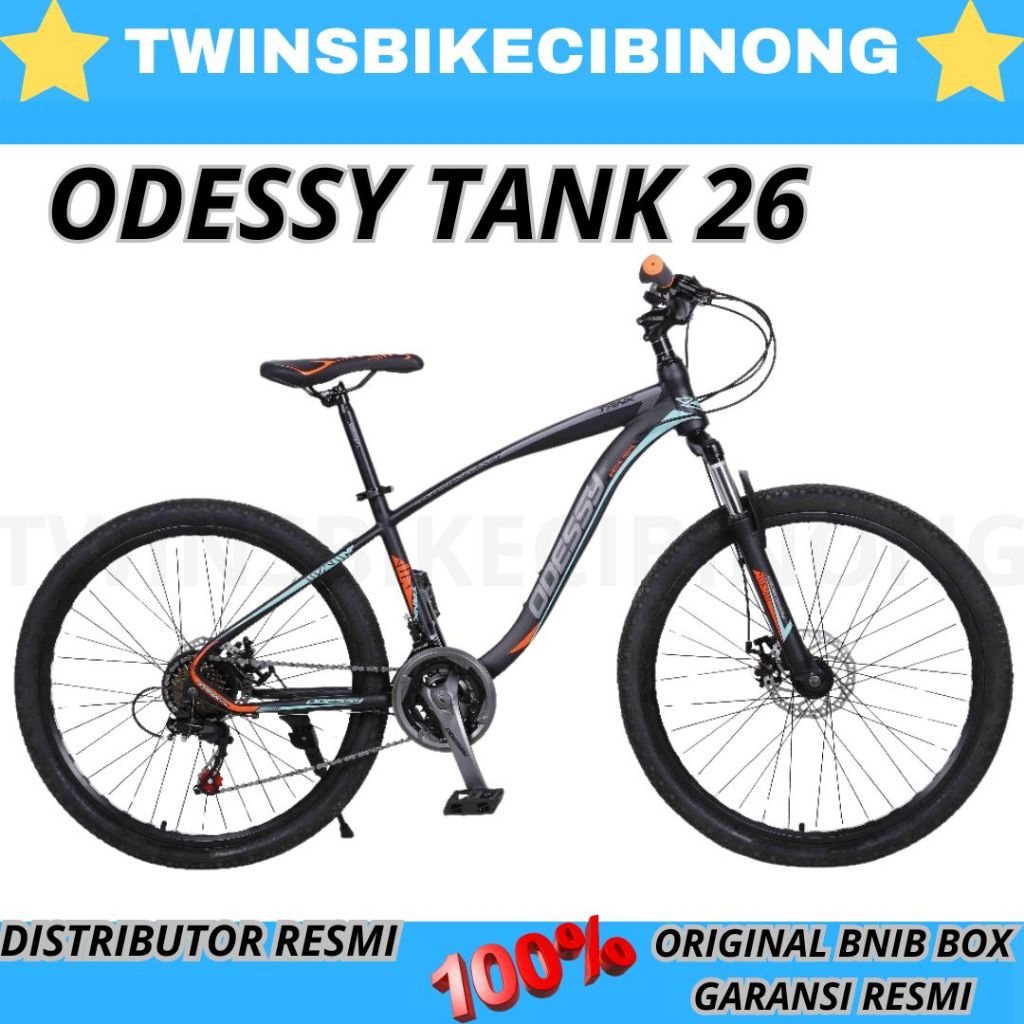 Jual Sepeda Gunung MTB 26 Odessy Tank 21Speed Disc Brake | Shopee Indonesia