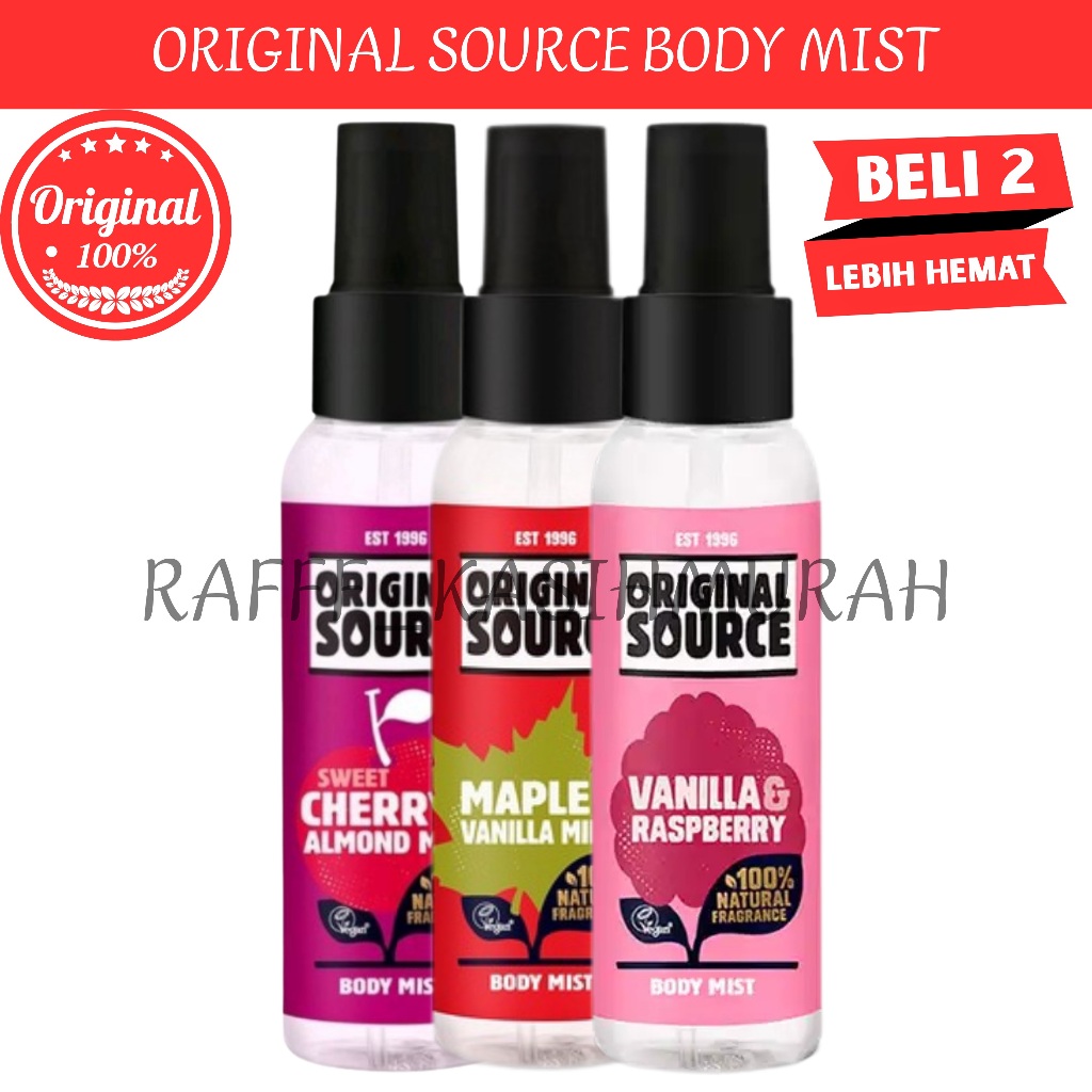 Jual Original Source Body Mist 100 Ml - Wangi tahan lama BELI 2 LEBIH ...