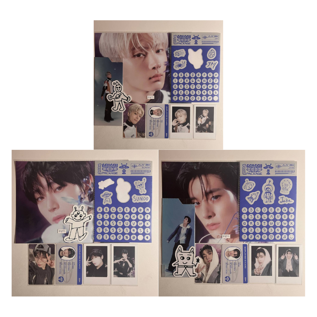 Jual [BACA DESKRIPSI] Official ENHYPEN 2024 GGU GGU Package Jay Sunoo Photocard Set | Shopee ...