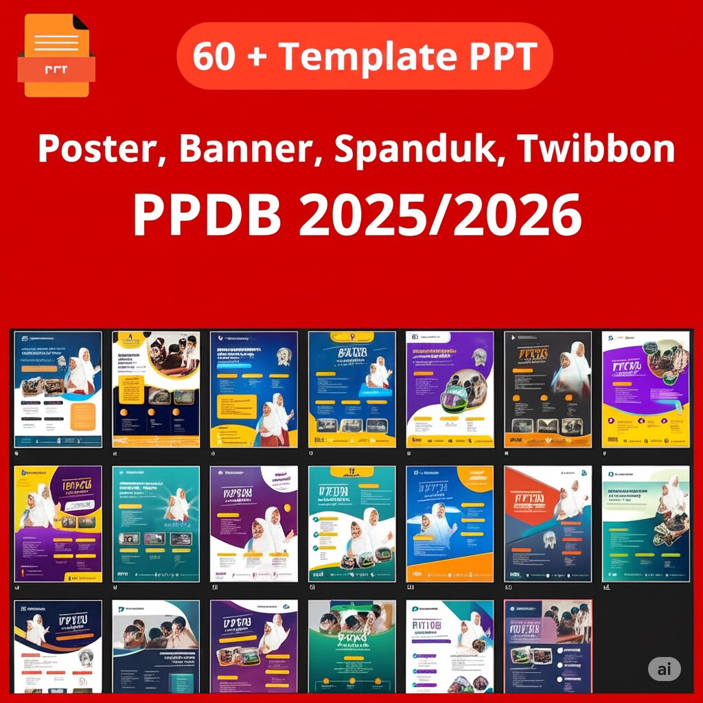Jual Template Spanduk PPDB 2025/2026 PPT Siap Edit & Ganti | Shopee ...
