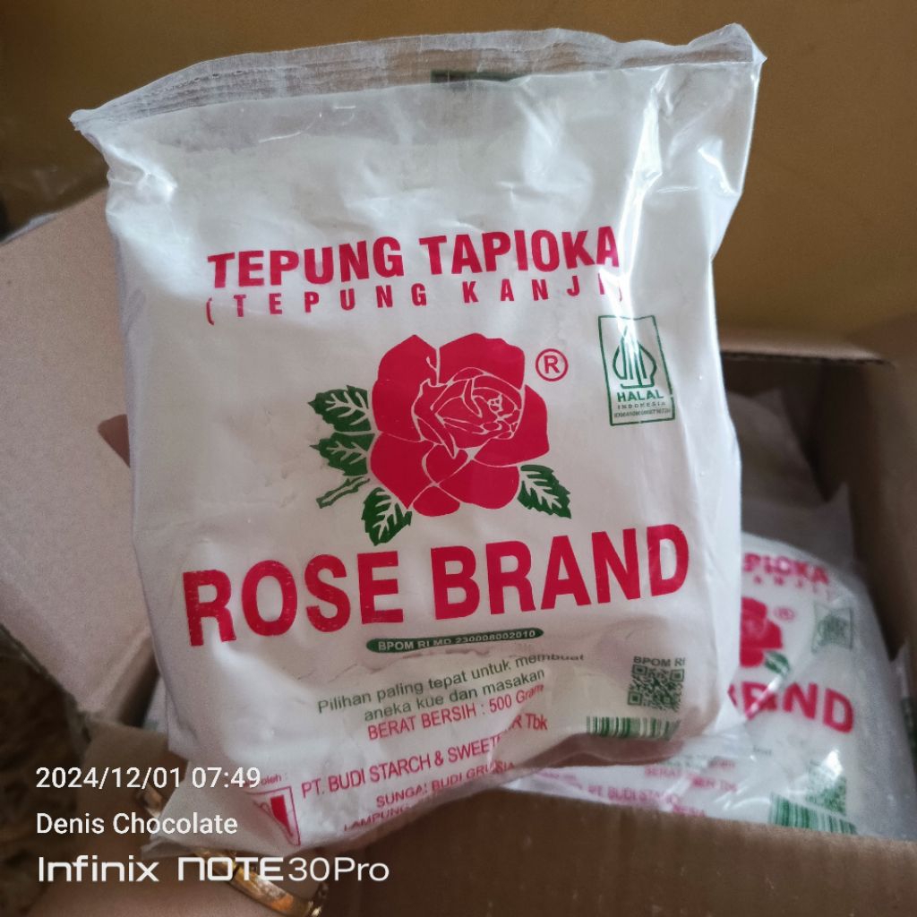 Jual Tepung Tapioka Rose Brand 500gr | Shopee Indonesia