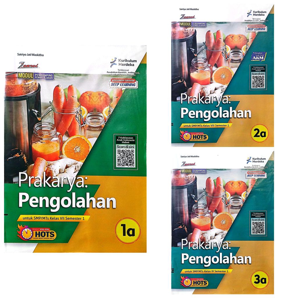 Jual LKS SMP MTS PRAKARYA PENGOLAHAN KELAS 7 8 9 SEMESTER 1 GANJIL TA 2025 / 2026 KURIKULUM ...