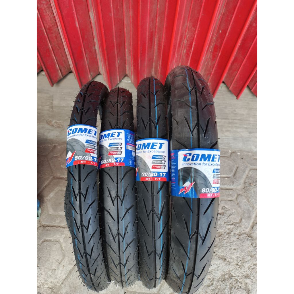 Jual BAN LUAR COMET M1 RING 17 80/80,70/80,60/80,50/90 TERLENGKAP ...