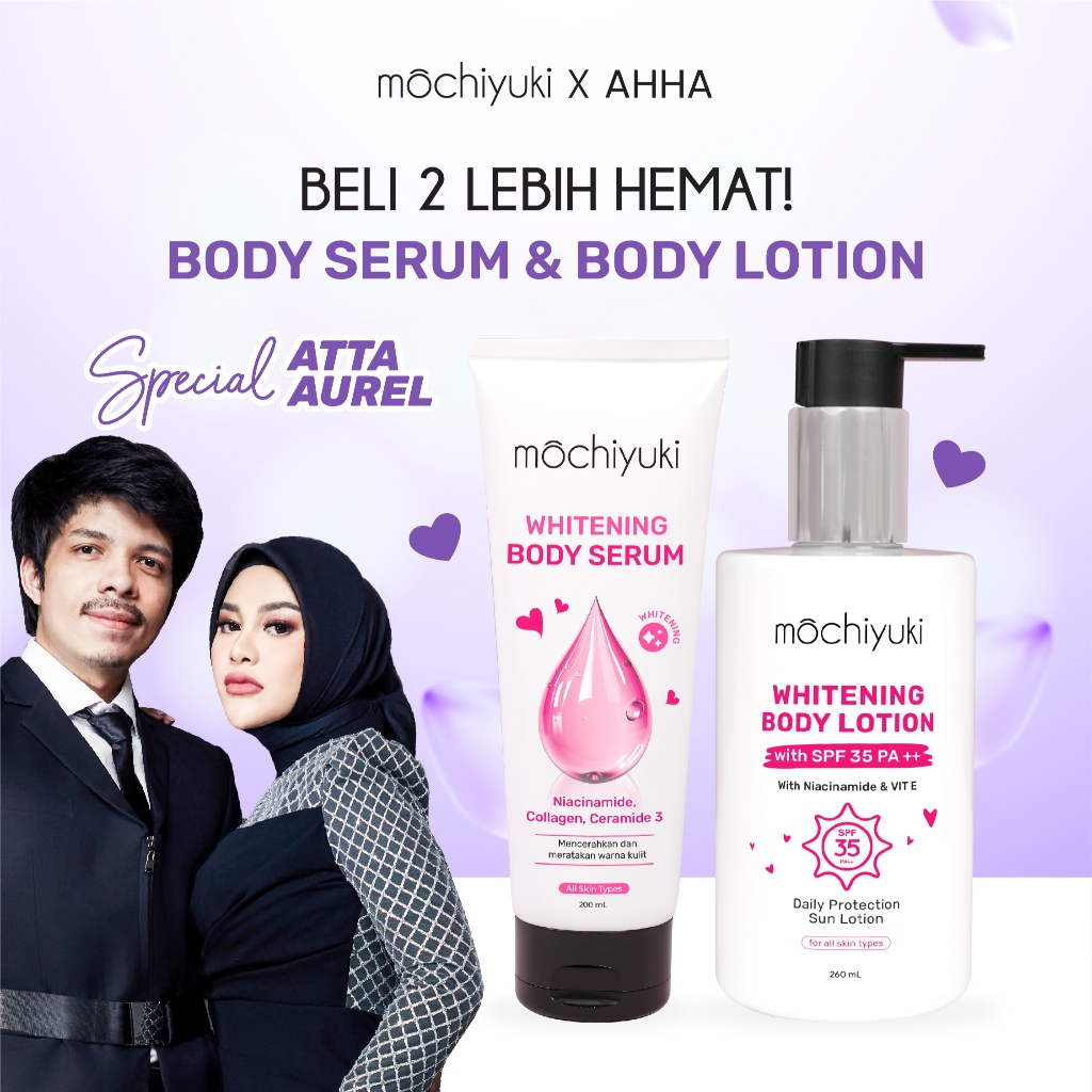 Jual AHHA x MOCHIYUKI - BUNDLING Body Serum + Body Lotion | Shopee ...