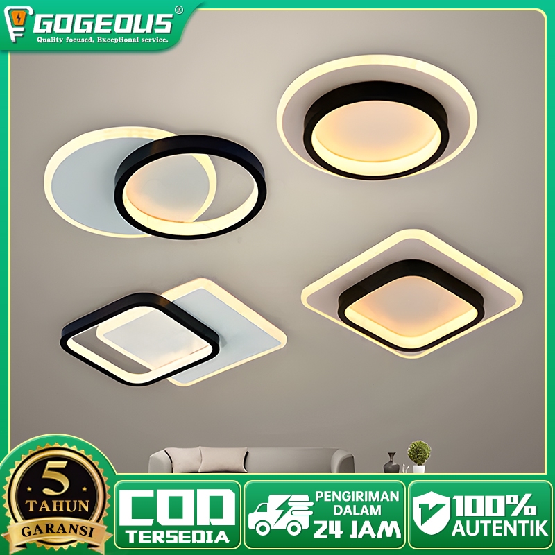 Jual 【COD】Lampu Plafon 3 Waran 24 Watts Lampu Ruang Tamu Minimalis ...