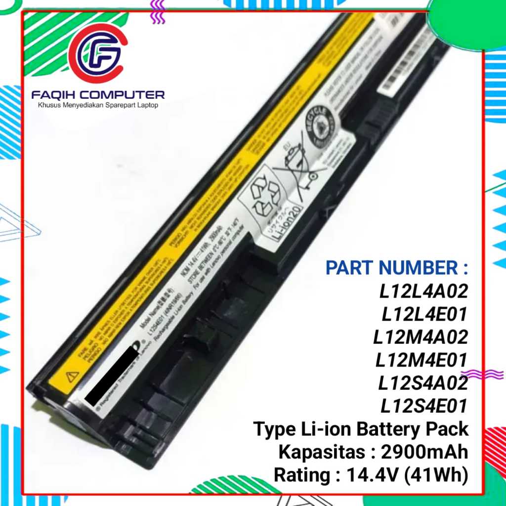 Jual Baterai Battery Laptop G40 G40-30 G40-45 G40-70 G40-80 G50-45 Z40 ...