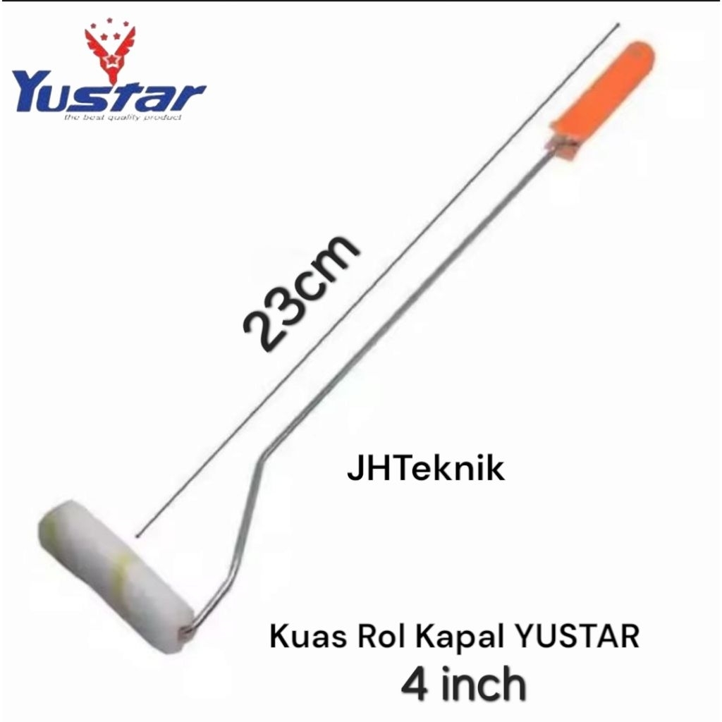 Jual kuas Rol Kapal 4 inch/Gagang Kuas Rol Kapal Panjang 23cm/Kuas ...
