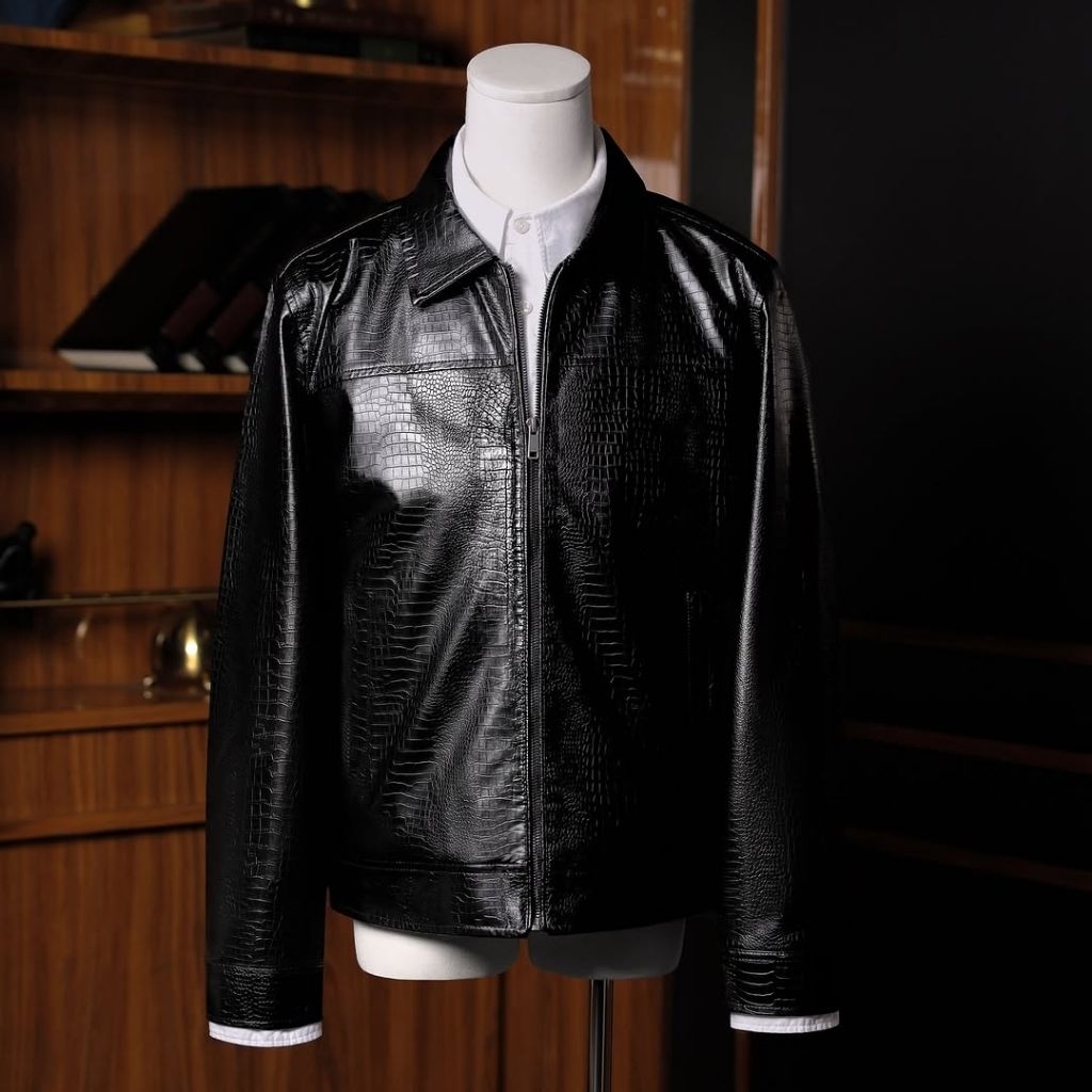 Jual Rucas Python Leather Jacket | Shopee Indonesia