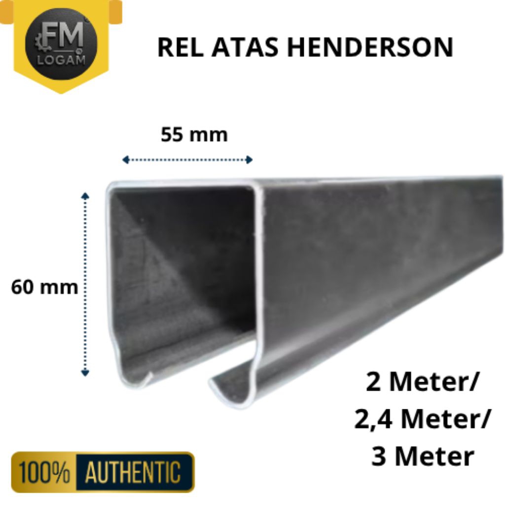 Jual REL ATAS HENDERSON berbagai ukuran 2 / 2,4 / 3 Meter | Shopee ...