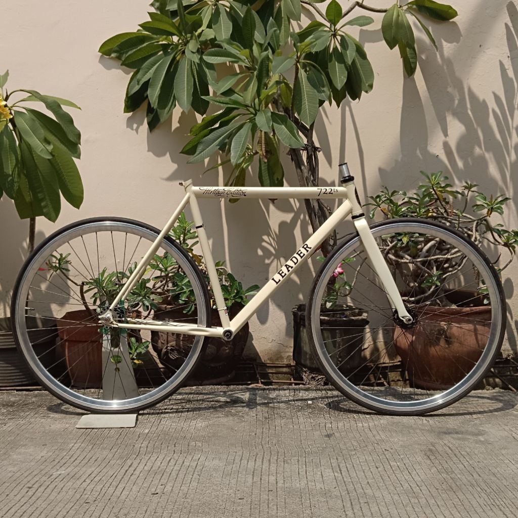Jual FRAME SEPEDA FIXIE LEADER 722 TS CHROMOLY BUKAN VISP PCOLITE ...