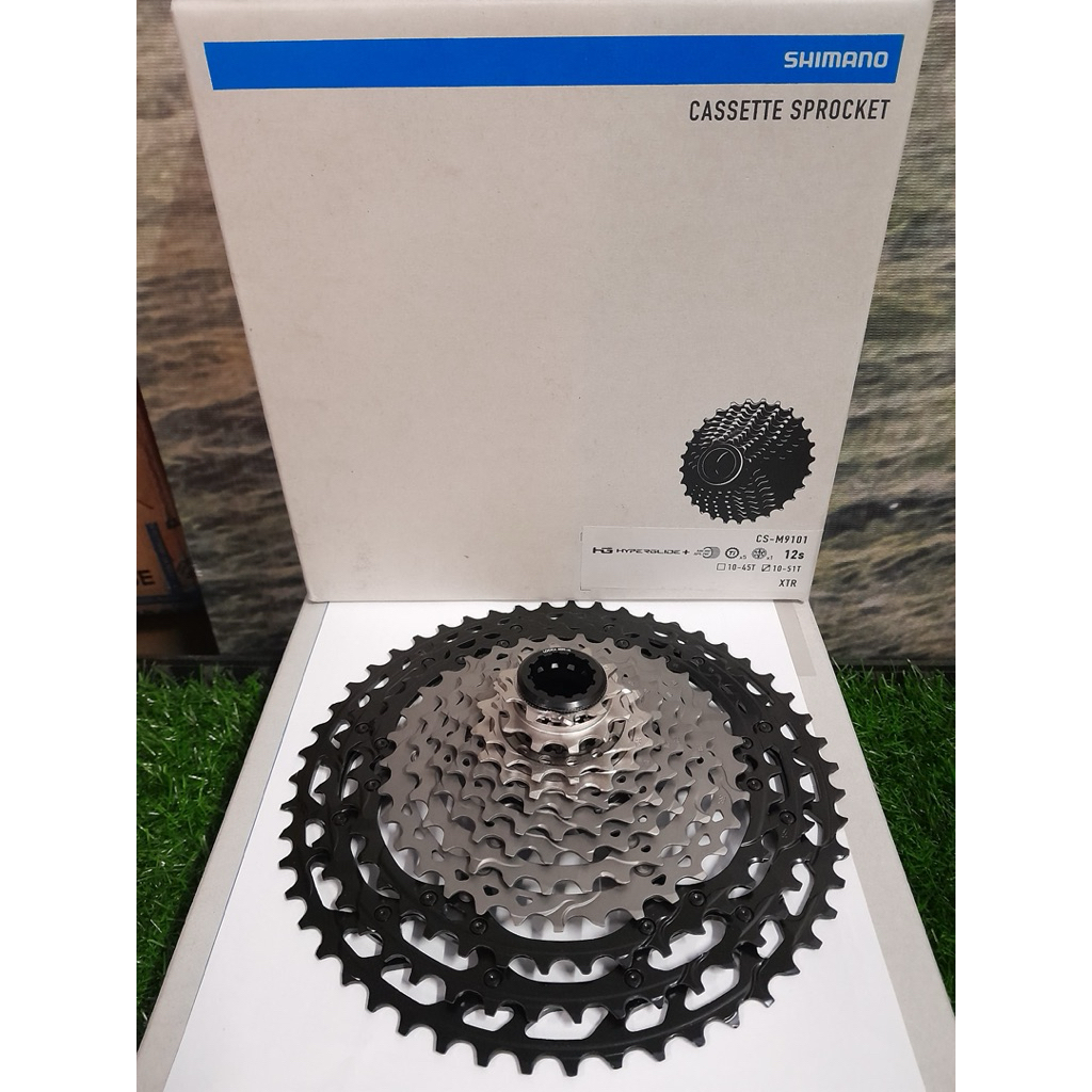 Jual CASSETTE / SPROCKET SHIMANO XTR M9101 / M9100 10-51T 12 SPEED MICROSPLINE | Shopee Indonesia