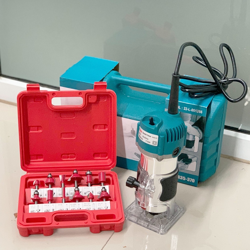 Jual mall inline badge MIKAYO German tool Wood Trimmer Kayu Set 6mm 1/4 ...