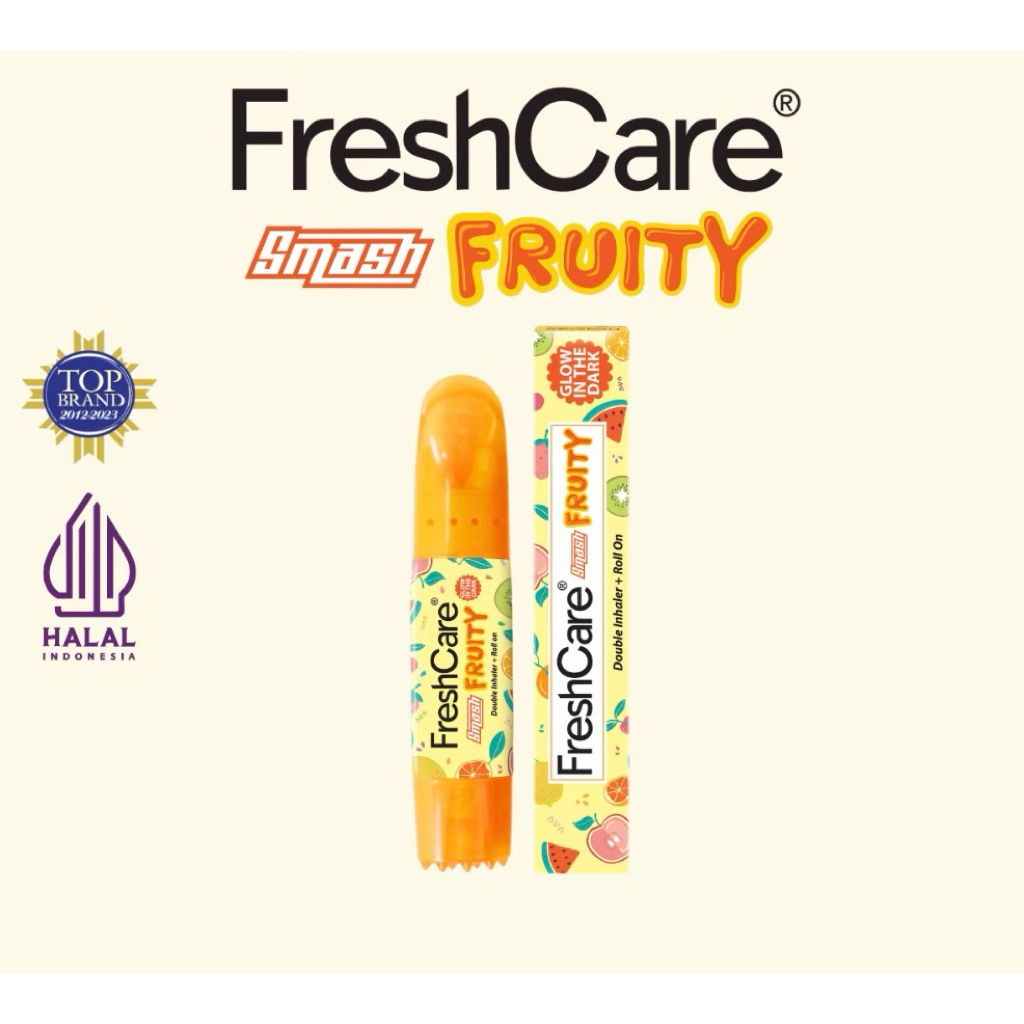 Jual FRESHCARE SMASH FRUITY DOUBLE INHALER + ROLL ON GLOW IN THE DARK ...