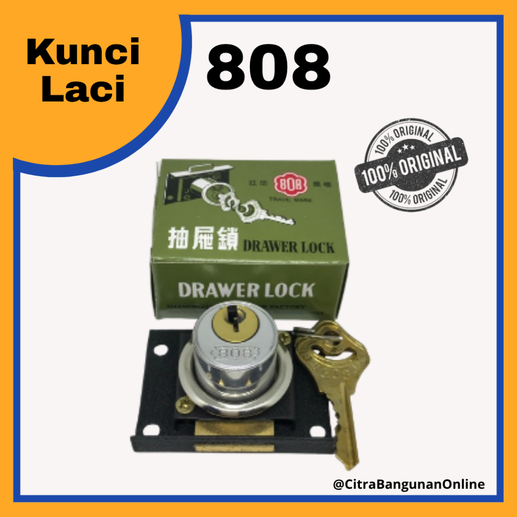 Jual Kunci Laci 808 untuk Meja dan Lemari- drawer lock praktis | Shopee Indonesia