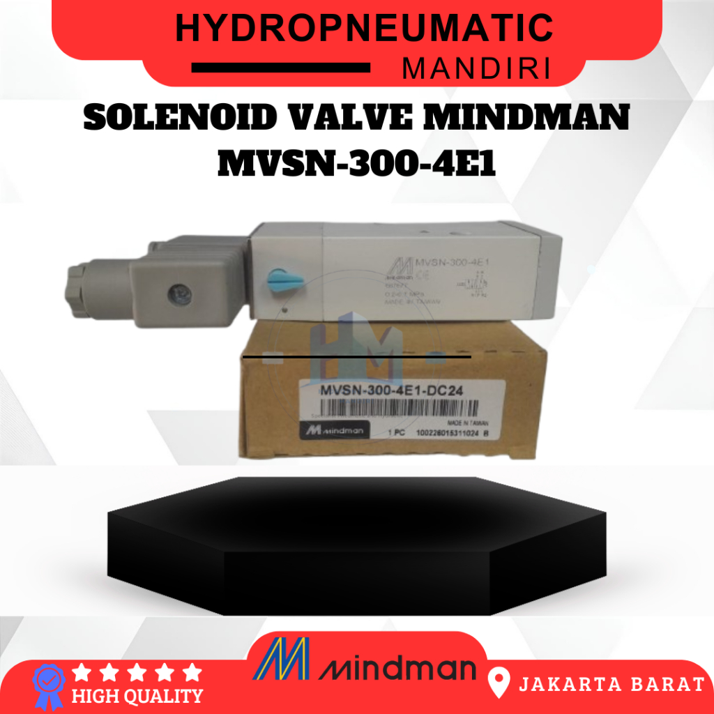 Jual Solenoid Valve MINDMAN MVSN-300-4E1 / MVSN300-4E1 | Shopee Indonesia