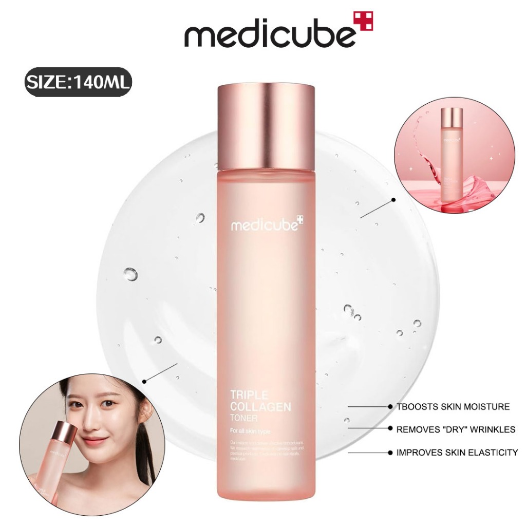 Jual Medicube Triple Collagen Toner 140ml | Shopee Indonesia