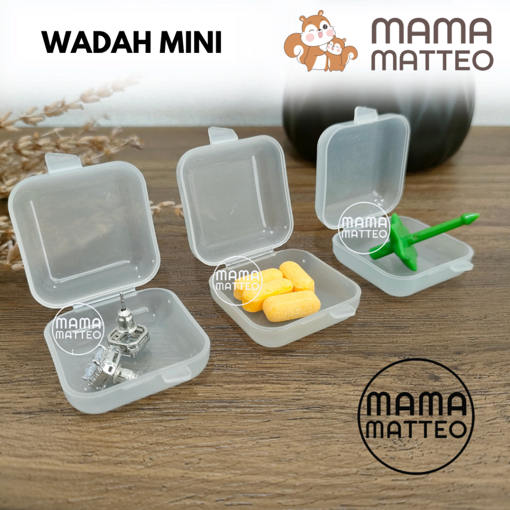 Jual Kotak Obat Mini Transparan / Wadah Kecil Tempat Penyimpanan Pil ...
