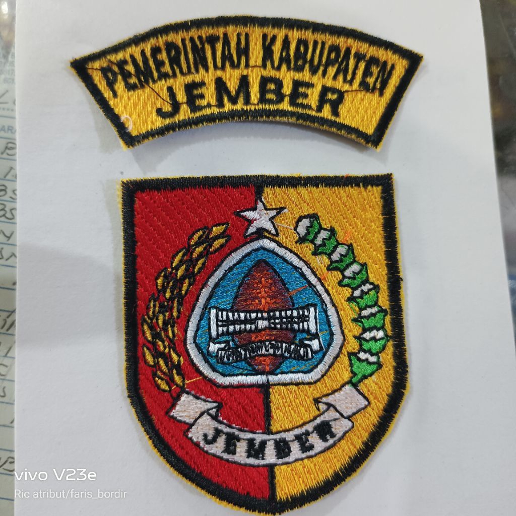 Jual BET BORDIR LOGO LAMBANG KAB JEMBER LOGO ASN KAB JEMBER | Shopee ...