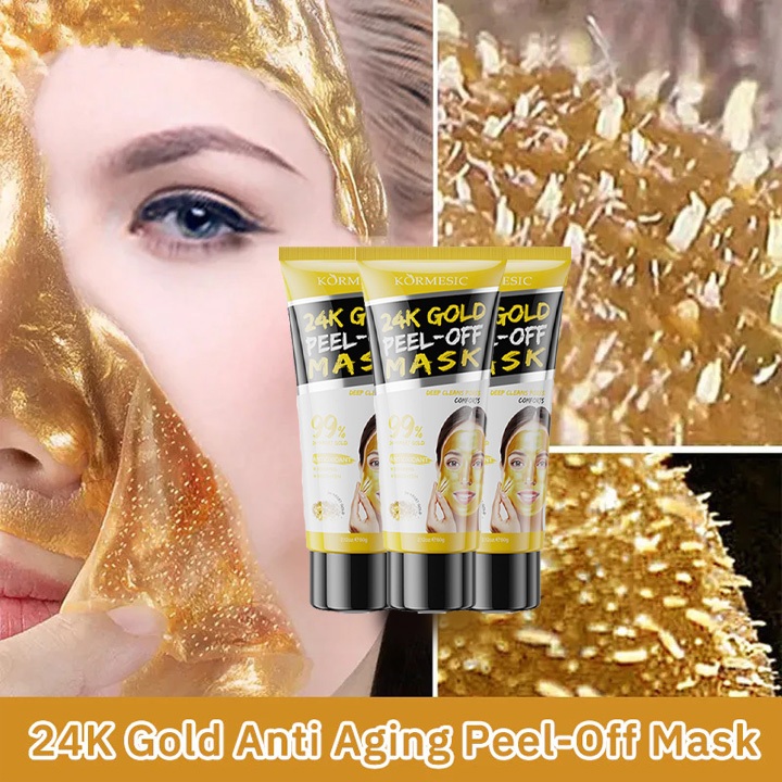 Jual 24K Masker Gold Peel Off 60g Anti-Penuaan Kolagen dan Flek ...