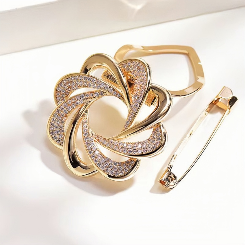 Jual Eyedreams - Bros Bunga Mutiara Emas Brooch Premium Bros Teratai ...
