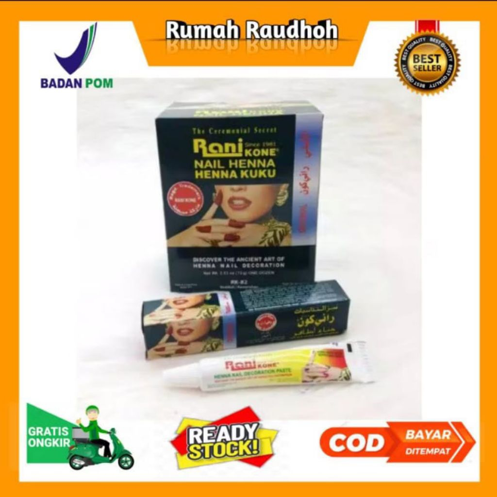 Jual HENNA RANI KONE - PACAR KUKU RANI / RANI NAIL HENNA | Shopee Indonesia