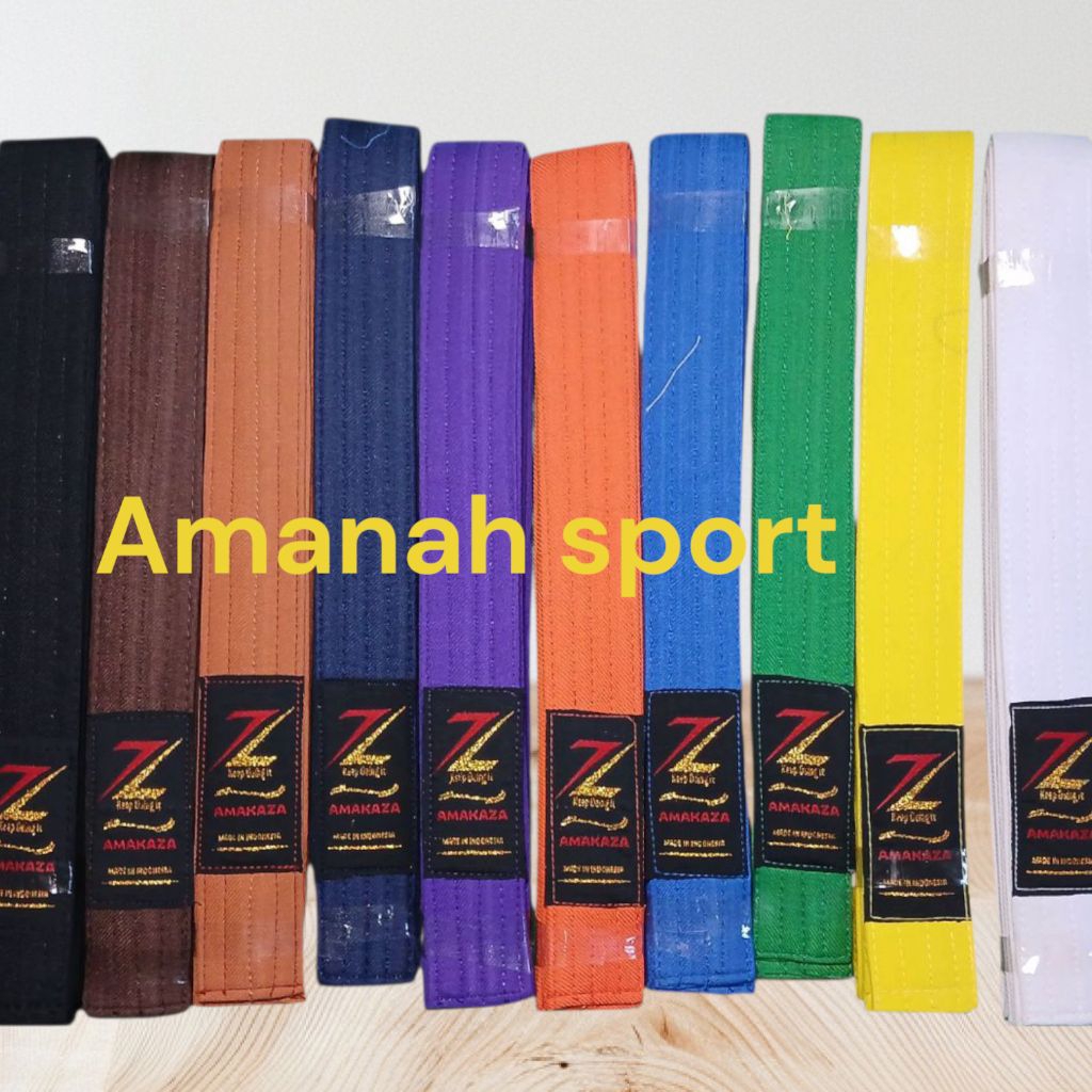 Jual sabuk karate standar latihan,kenaikan tingkat | Shopee Indonesia
