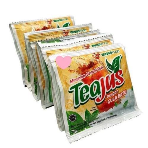 Jual Tea Jus Rasa Gula Batu Sachet isi 10 Pcs x 8 Gram Minuman Serbuk ...