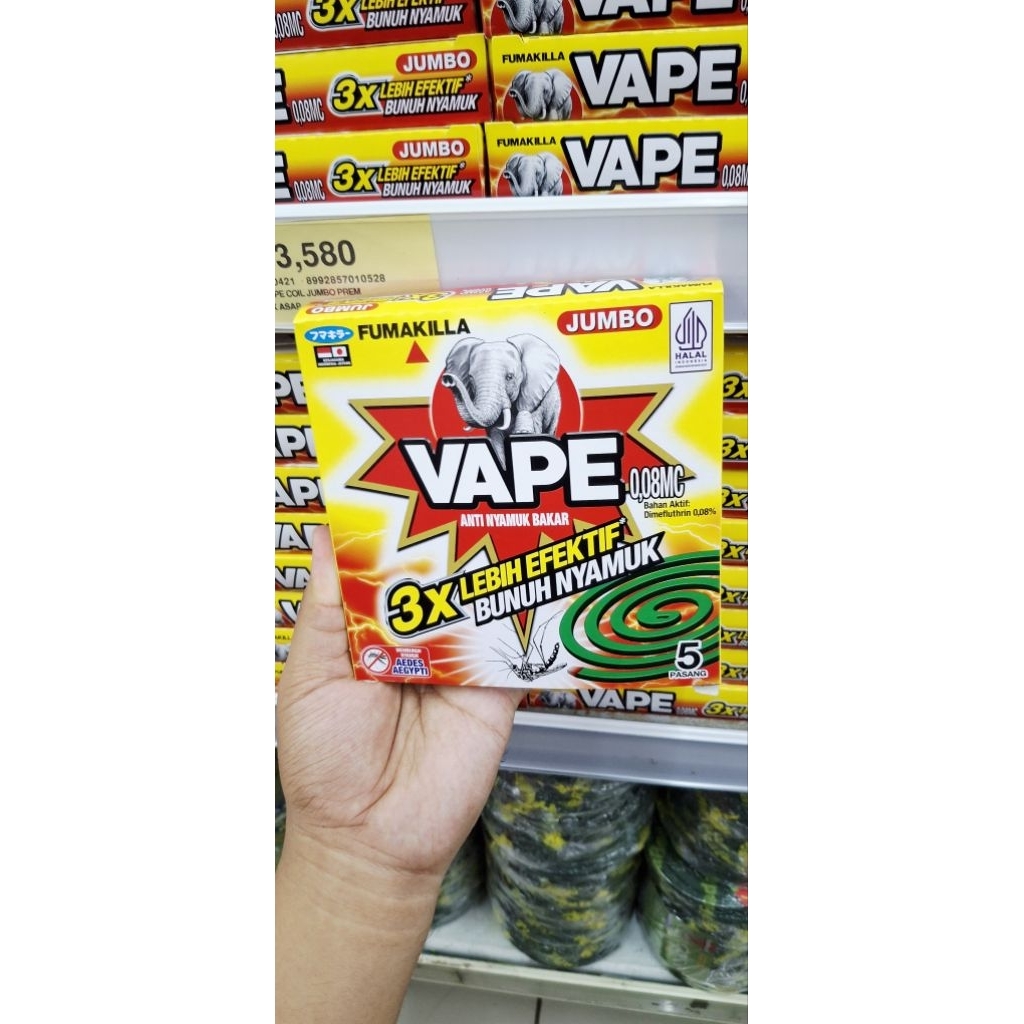 Jual OBAT NYAMUK BAKAR MEREK VAPE Jumbo 5 pasang | Shopee Indonesia