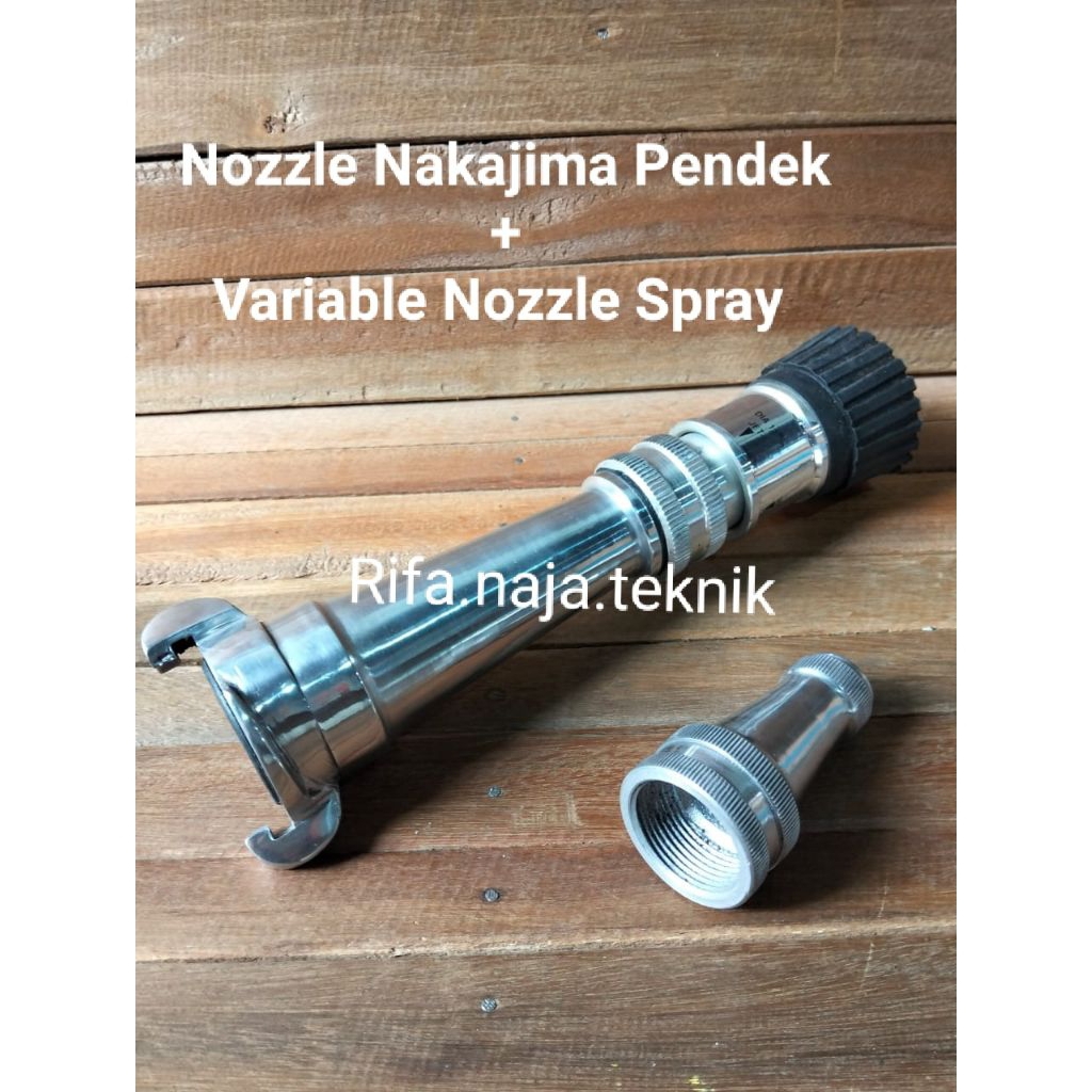 Jual Short Nozzle Nakajima 1,5 inch +Variable Spray. Jet Nozzle pendek ...