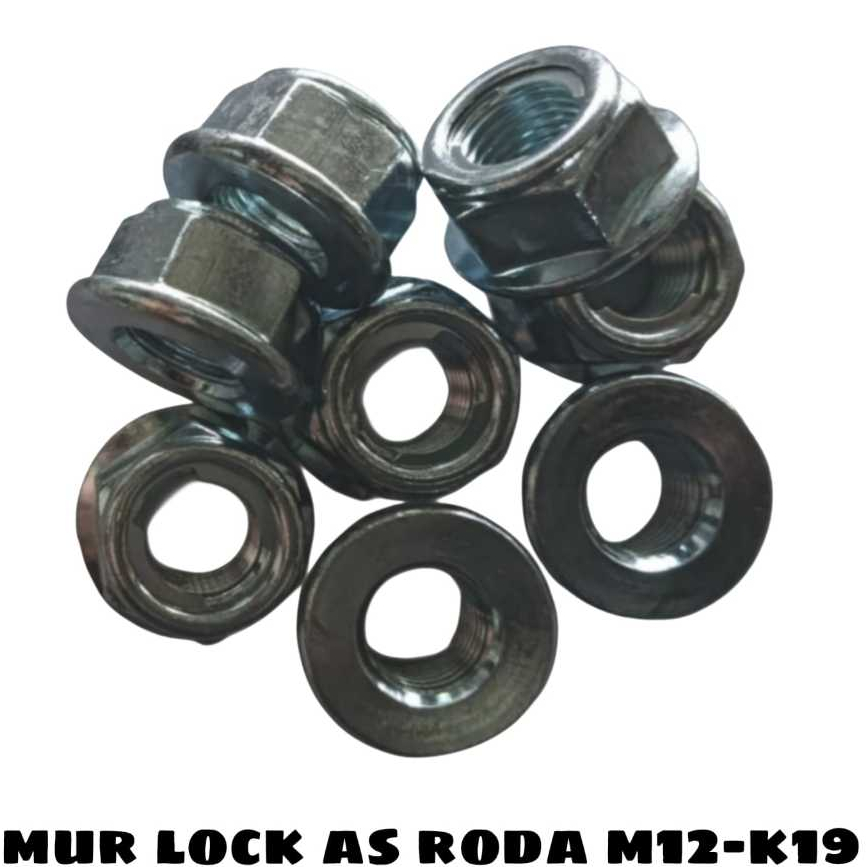 Jual MUR LOCK AS RODA M12 KUNCI 19 ( ISI 10 PCS ) | Shopee Indonesia
