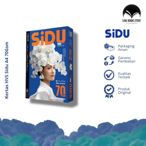 Jual Kertas HVS Sidu A4 70Gsm 500 Sheets | Shopee Indonesia