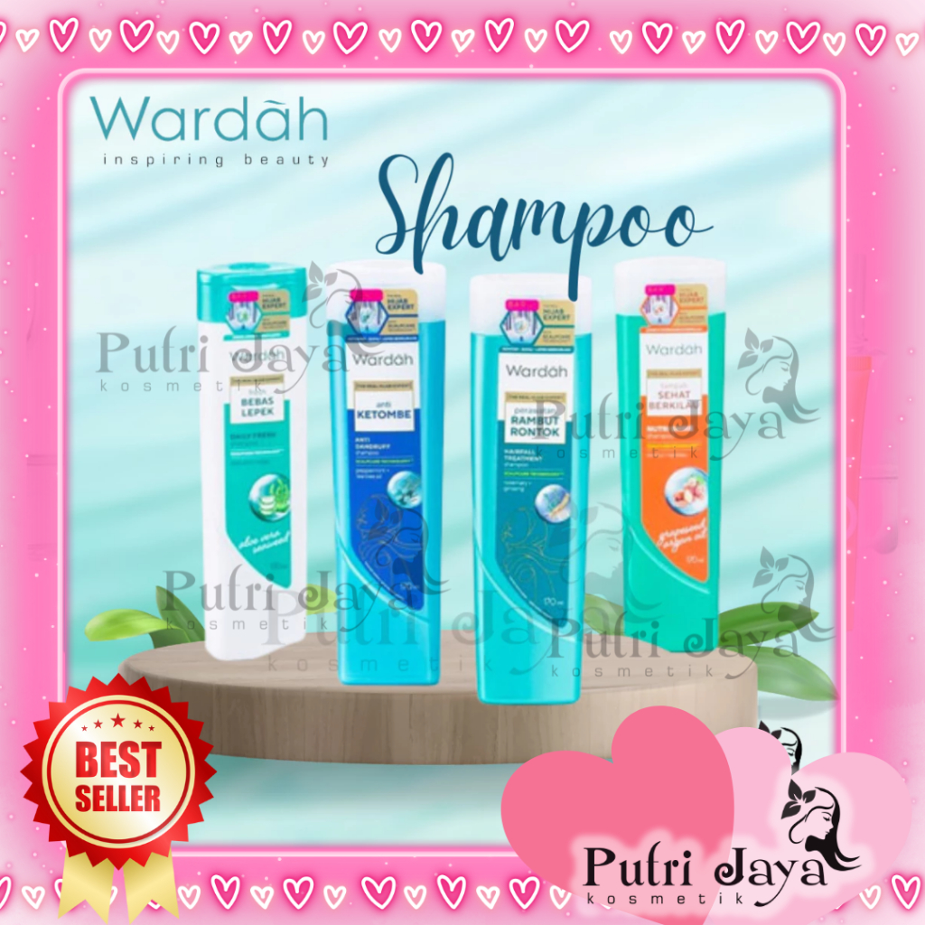 Jual WARDAH SHAMPOO | 170ML | Anti Dandruff / Hairfall Rambut Rontok ...