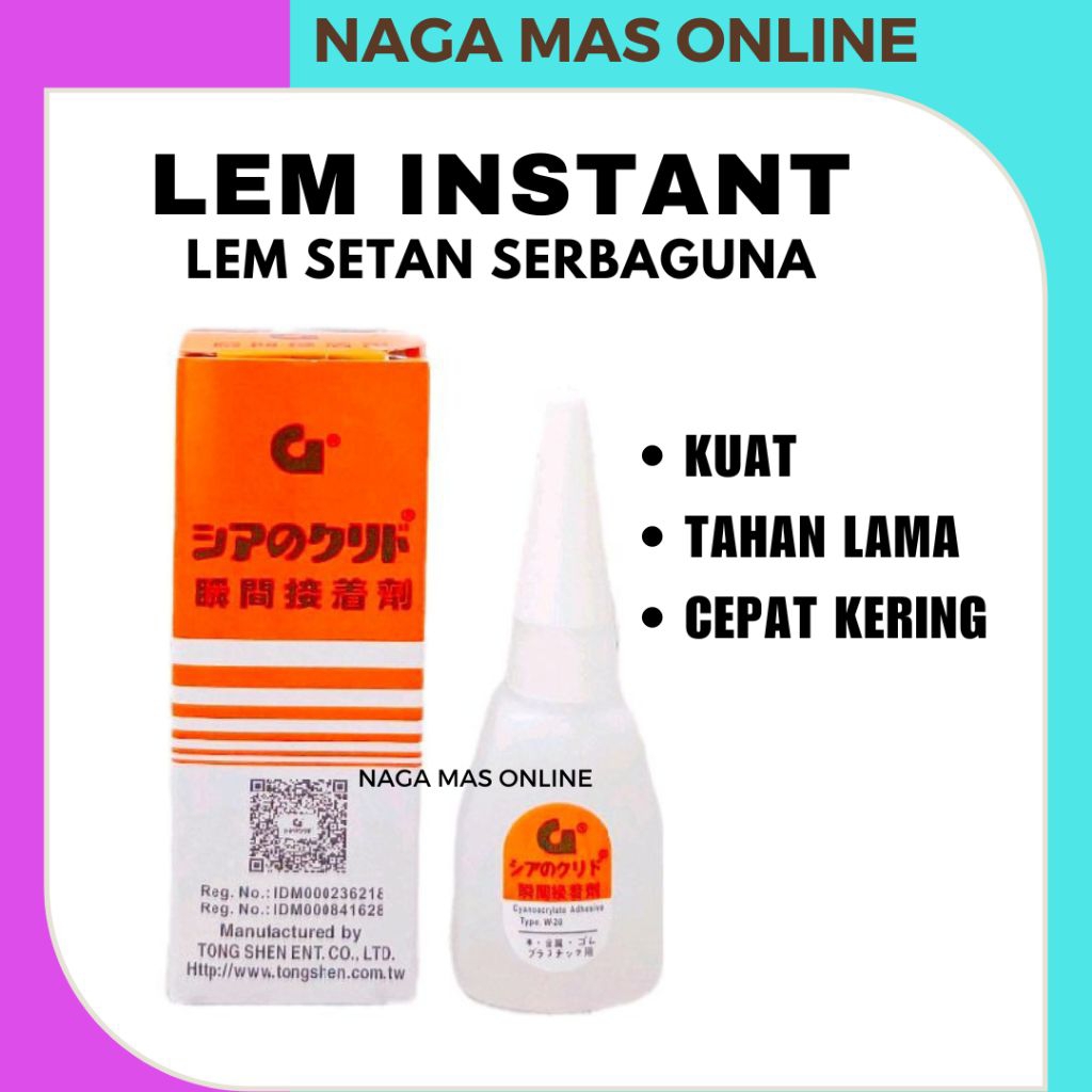 Jual LEM SETAN ORIGINAL / LEM KOREA SUPER GLUE / LEM SERBAGUNA / LEM ...