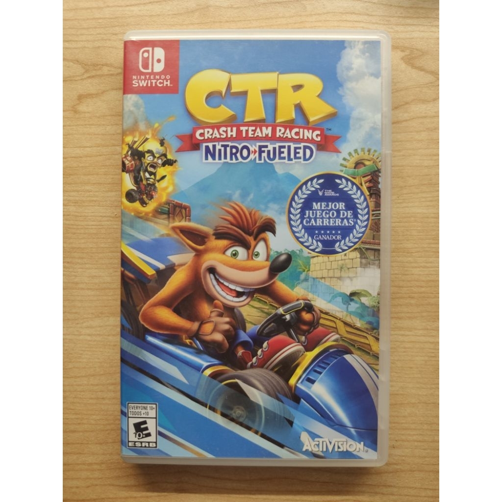 Jual kaset nintendo switch cartridge ctr nitro fueled crash team racing ...