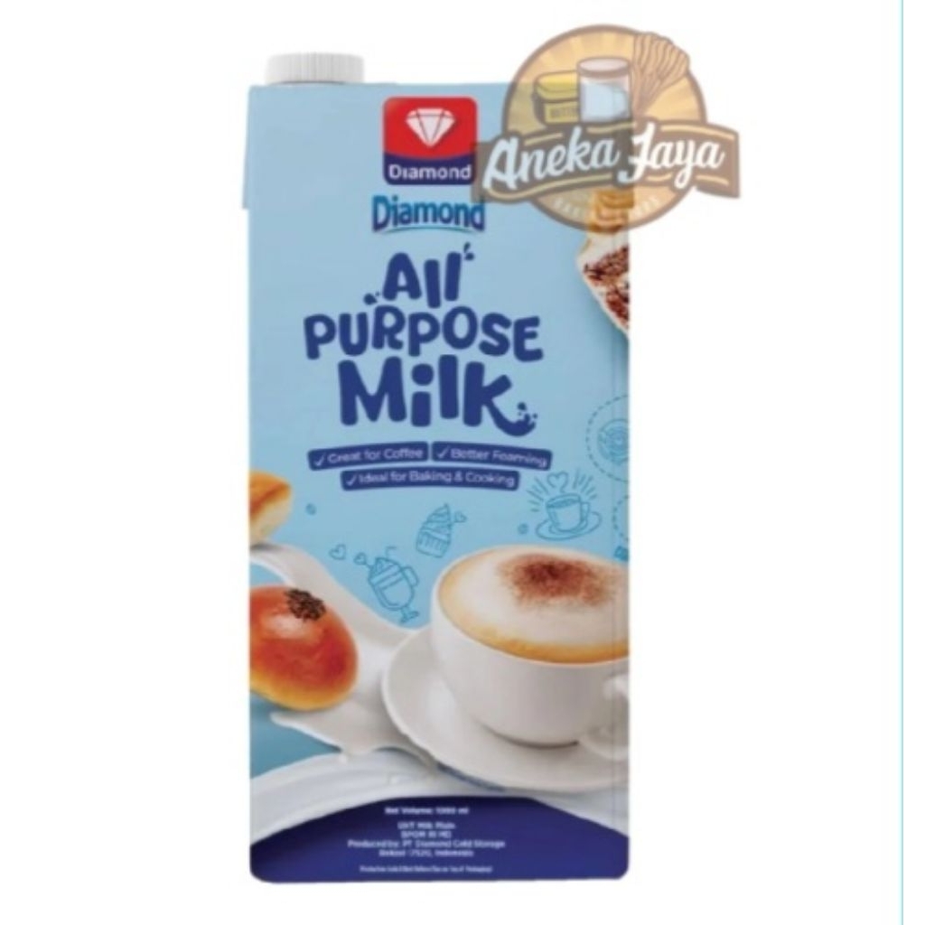 Jual UHT DIAMOND ALL PURPOSE MILK 1 LT | Shopee Indonesia