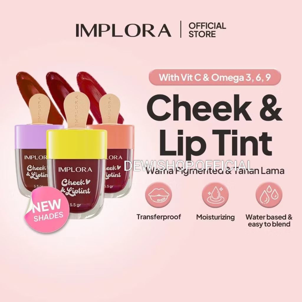 Jual dewiedishop IMPLORA CHEEK & LIPTINT | Shopee Indonesia