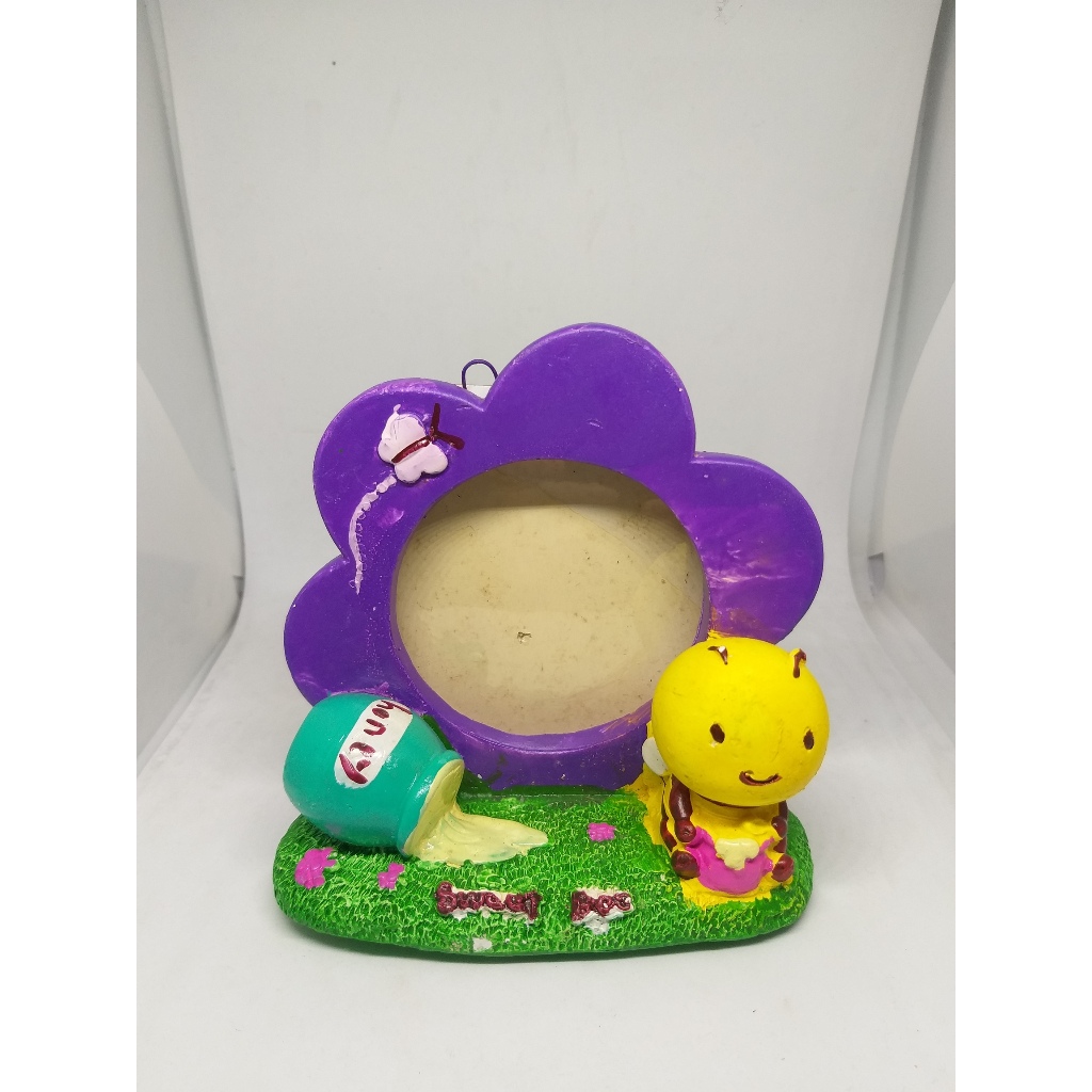 Jual Souvenir Frame Bingkai Foto dari Bahan Gips model Bunga Lebah Madu ...