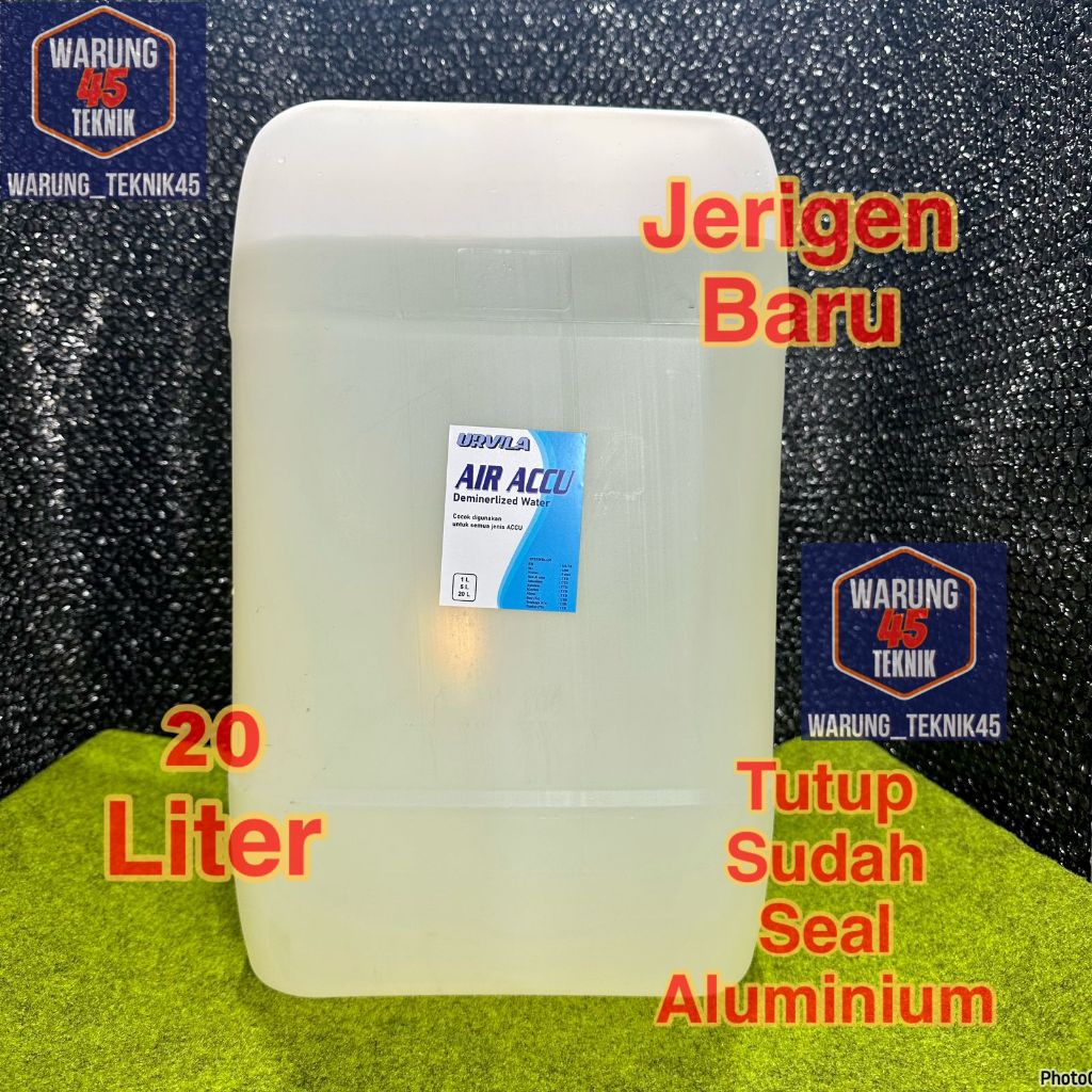 Jual Air aki accu biru isi ulang dirigen jerigen 20 liter | Shopee ...
