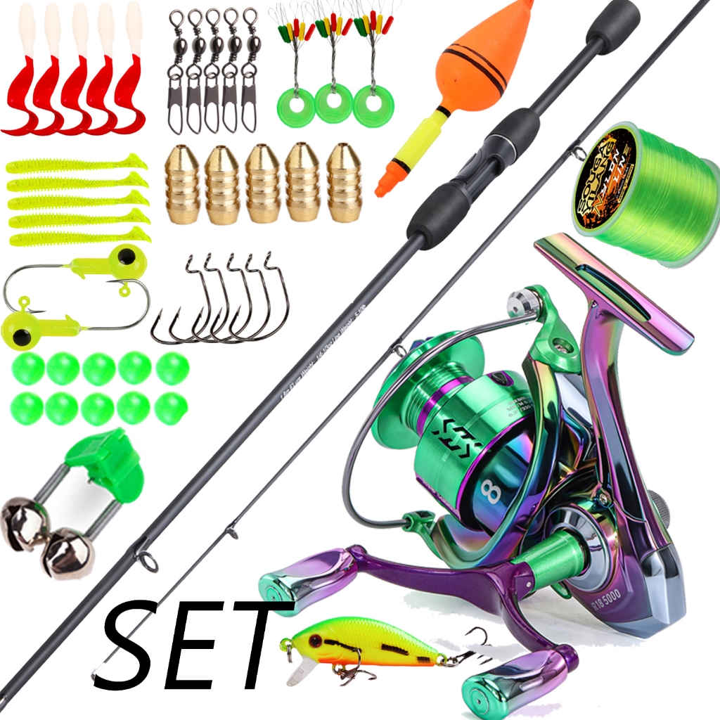 Jual Full Joran Pancing Set Sougayilang 2 Sections 1.8m Carbon Fiber ...